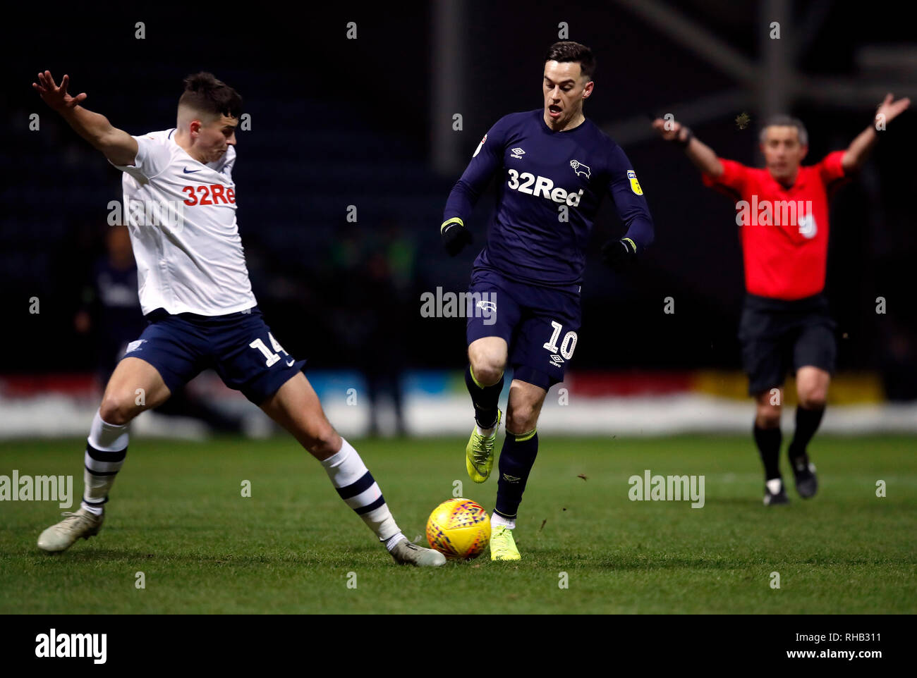 Jordan storey preston north end hi-res stock photography and images - Alamy