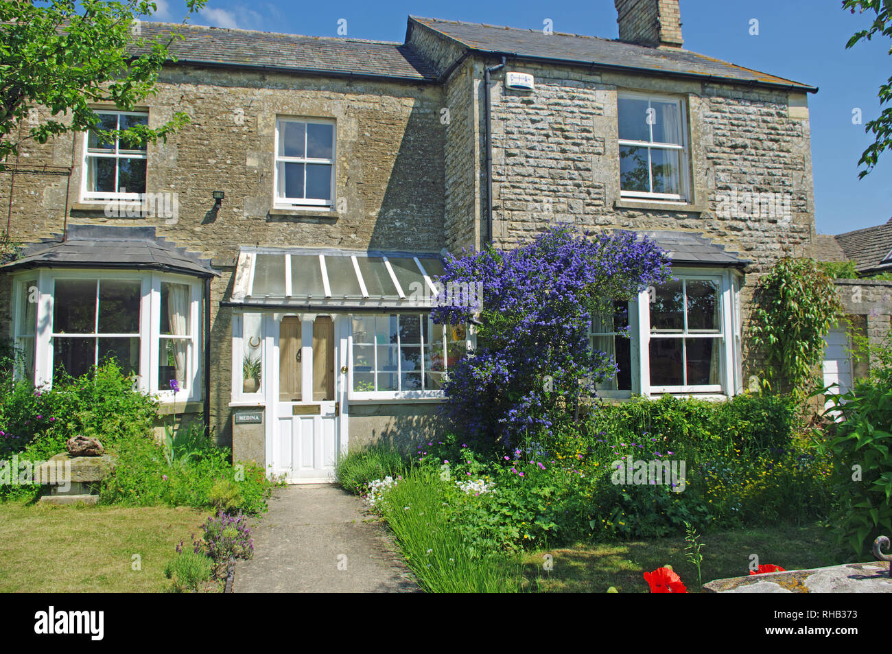 House, Bibury, Cotswold, Gloucestershire Stock Photo - Alamy