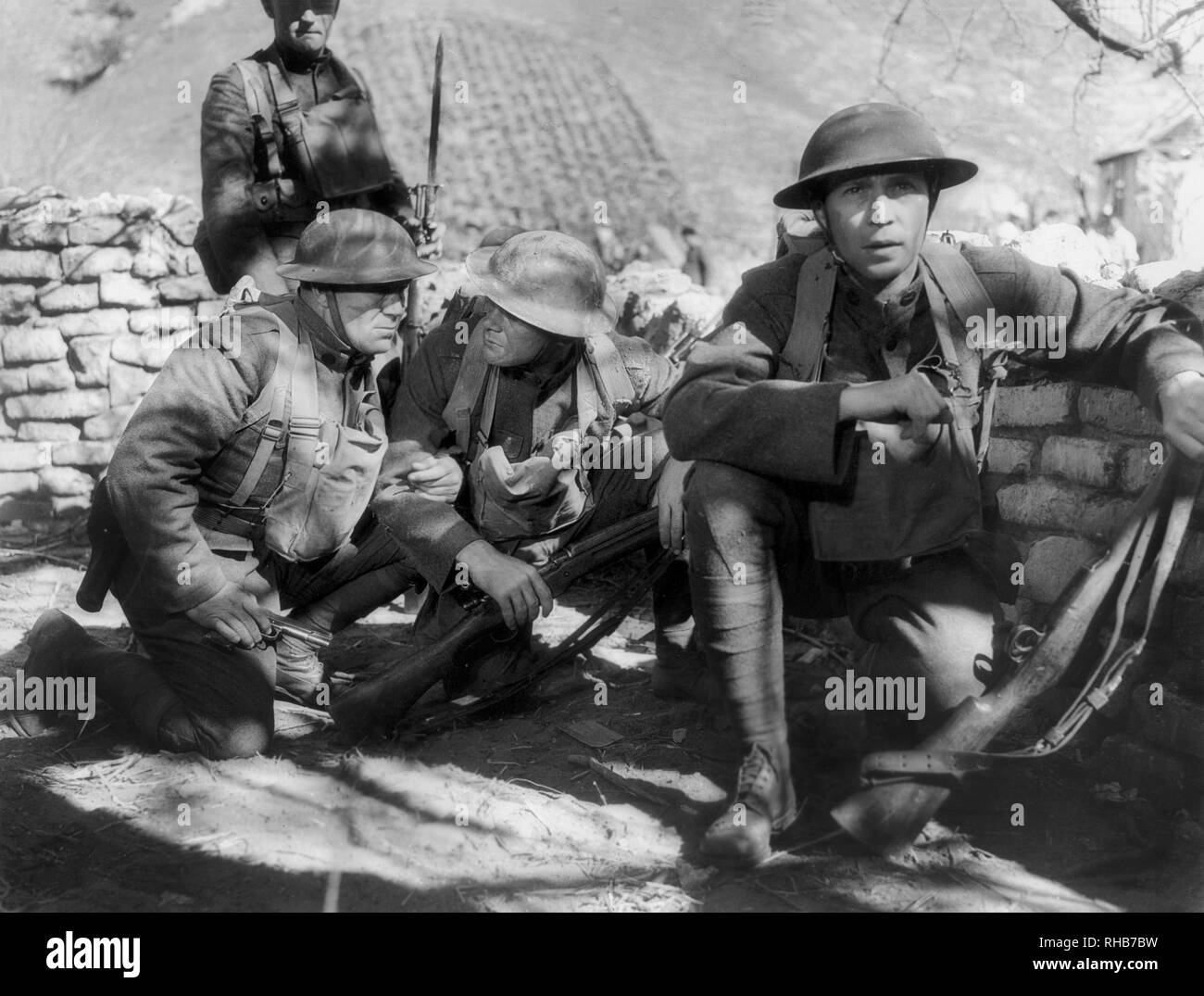 Edgar Dearing (left), Edgar Edwards (center), Franchot Tone (right), on ...
