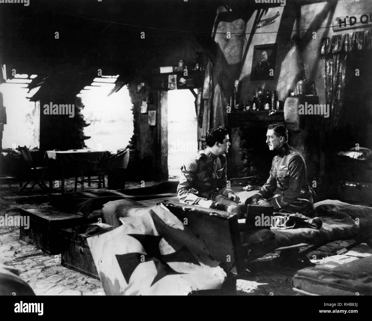 Charles "Buddy" Rogers, Richard Tucker, on-set of the Silent Film ...