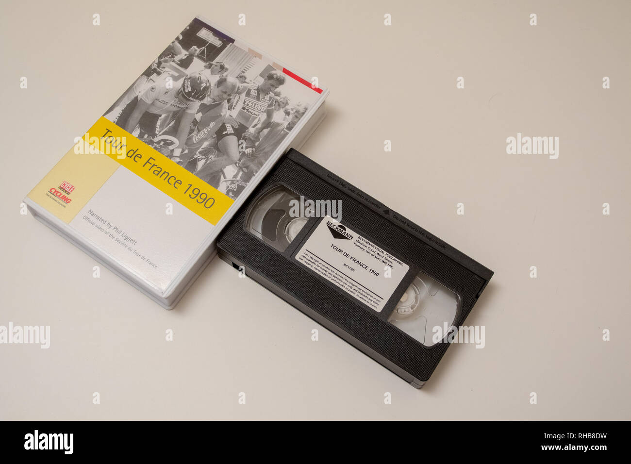 VHS video tape of the 1990 Tour de France Stock Photo - Alamy