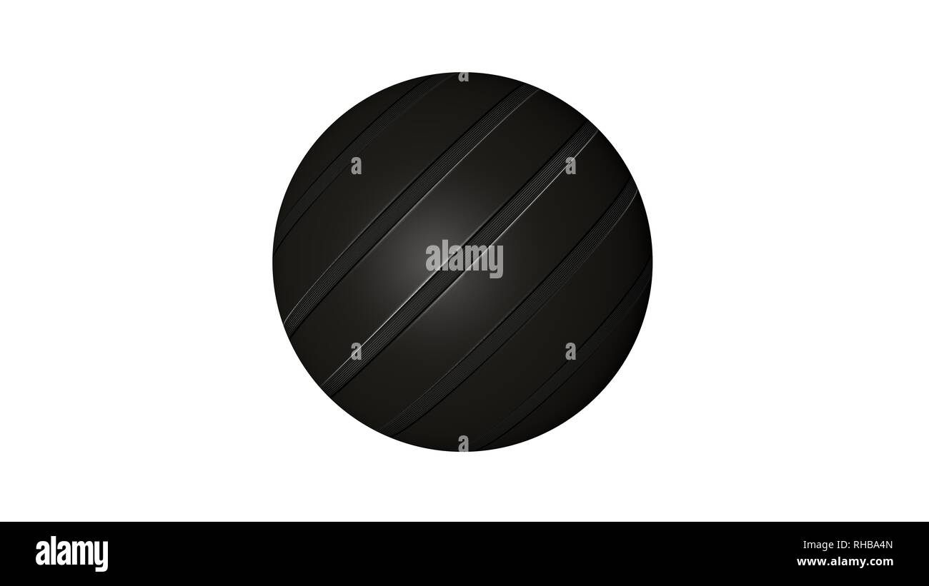 3d rendering of a shpere with structure isolated on a white background ...