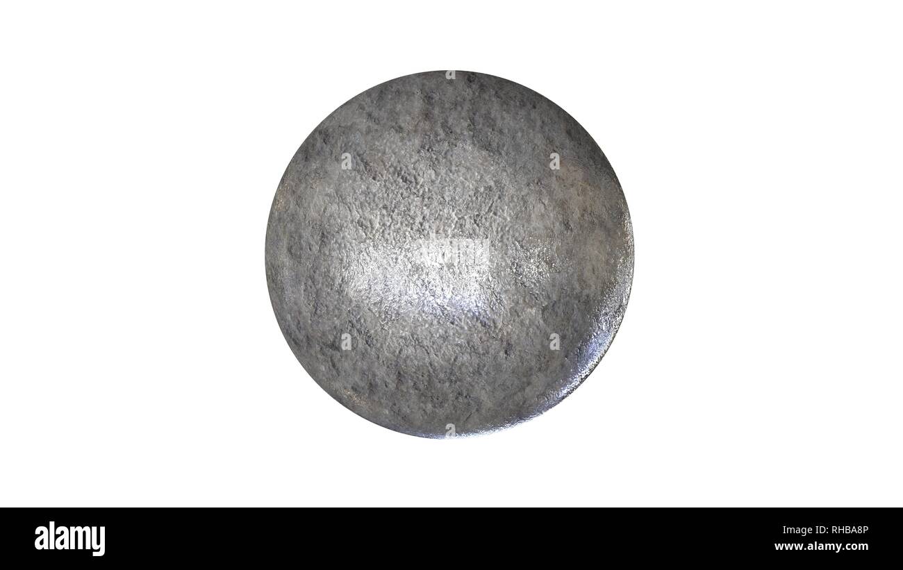 3d rendering of a shpere with structure isolated on a white background ...