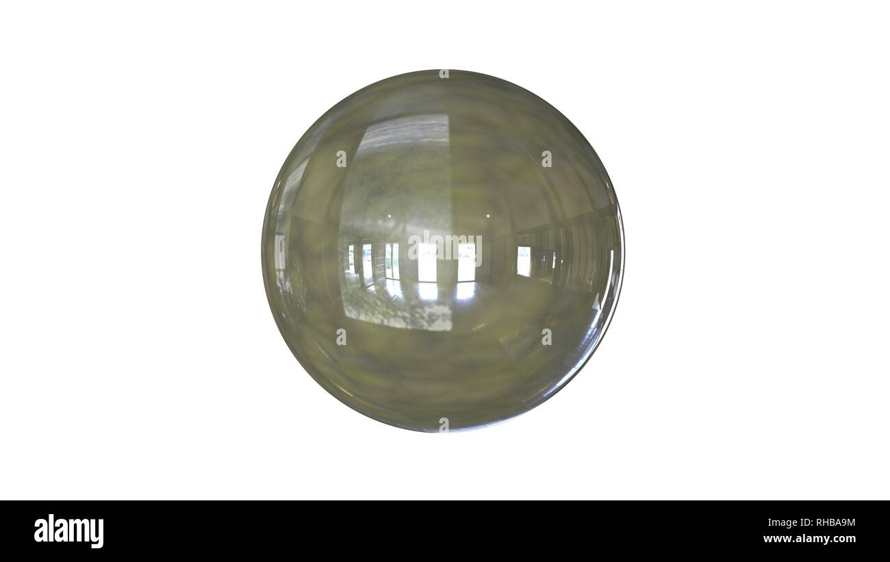 3d rendering of a shpere with structure isolated on a white background ...