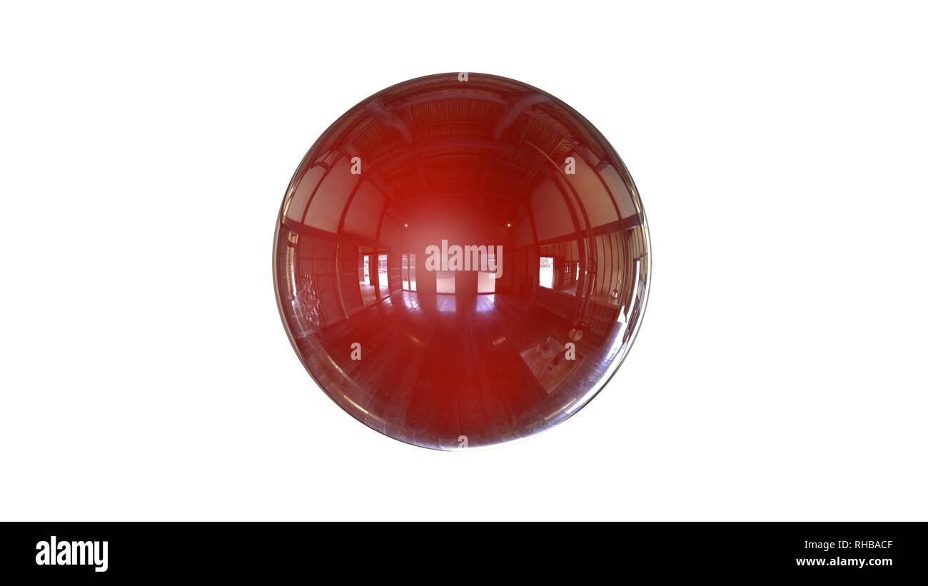 3d rendering of a shpere with structure isolated on a white background ...