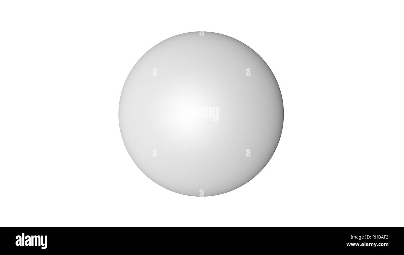 3d rendering of a shpere with structure isolated on a white background ...