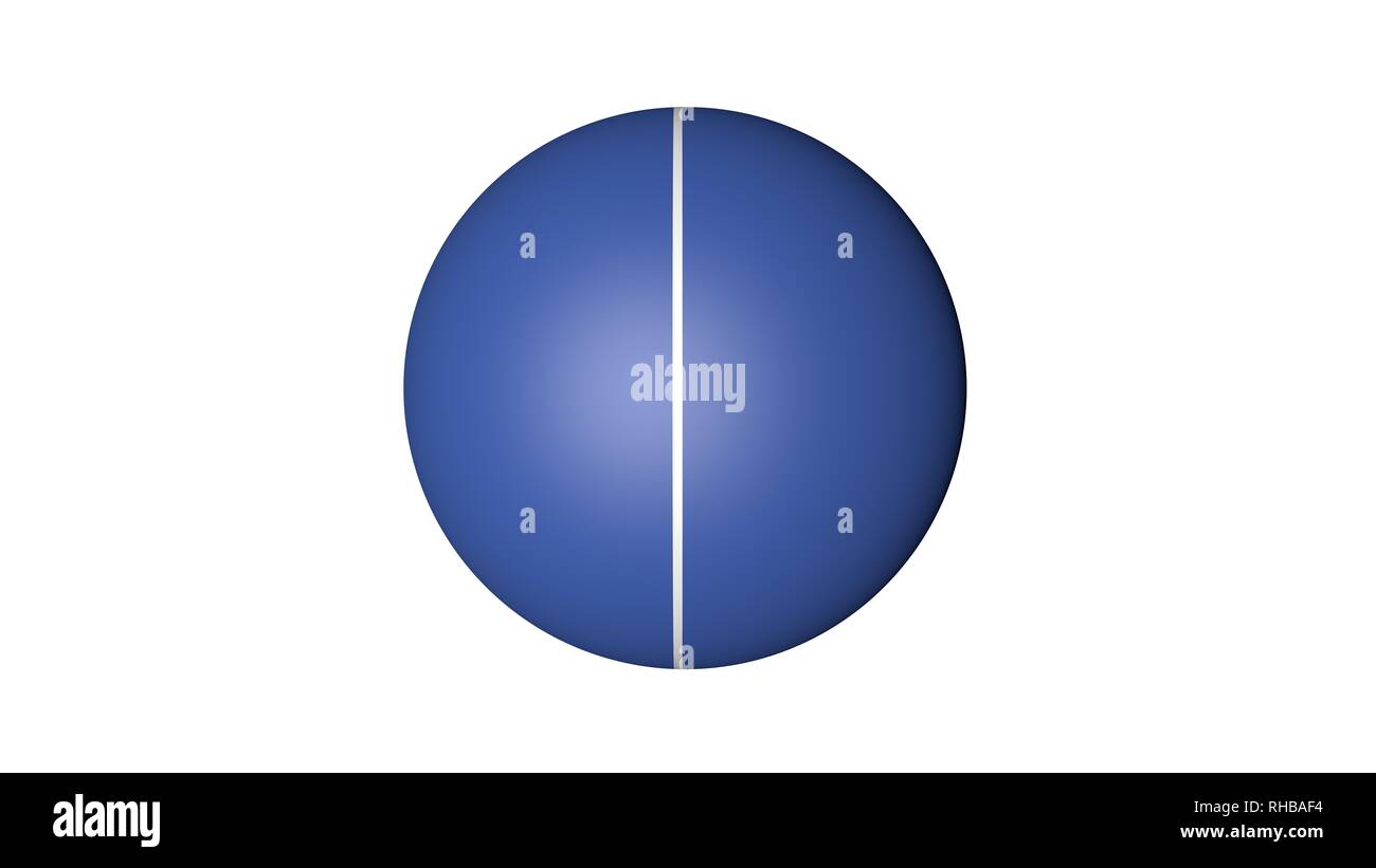 3d rendering of a shpere with structure isolated on a white background ...