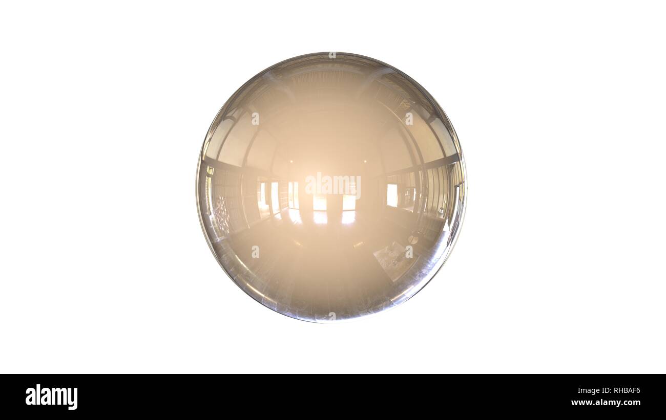 3d rendering of a shpere with structure isolated on a white background ...