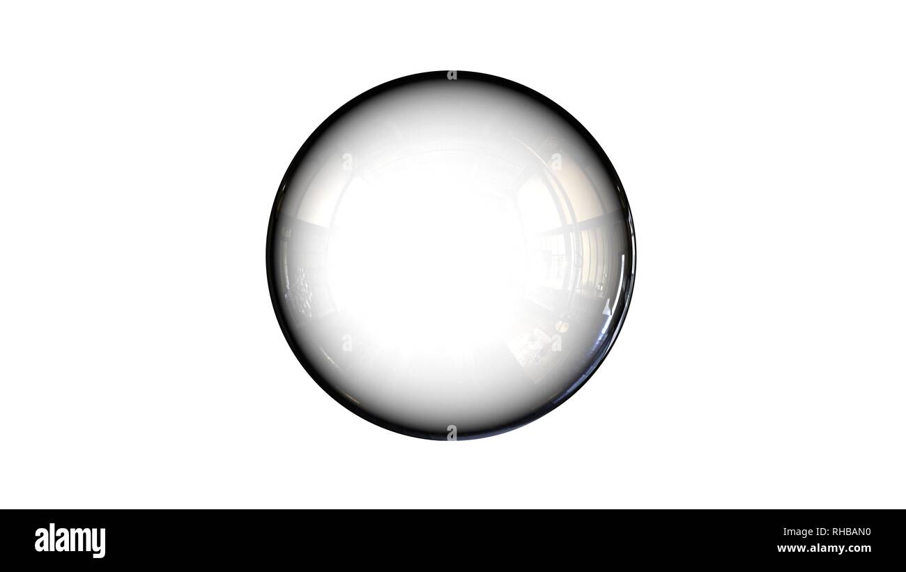 3d rendering of a shpere with structure isolated on a white background ...