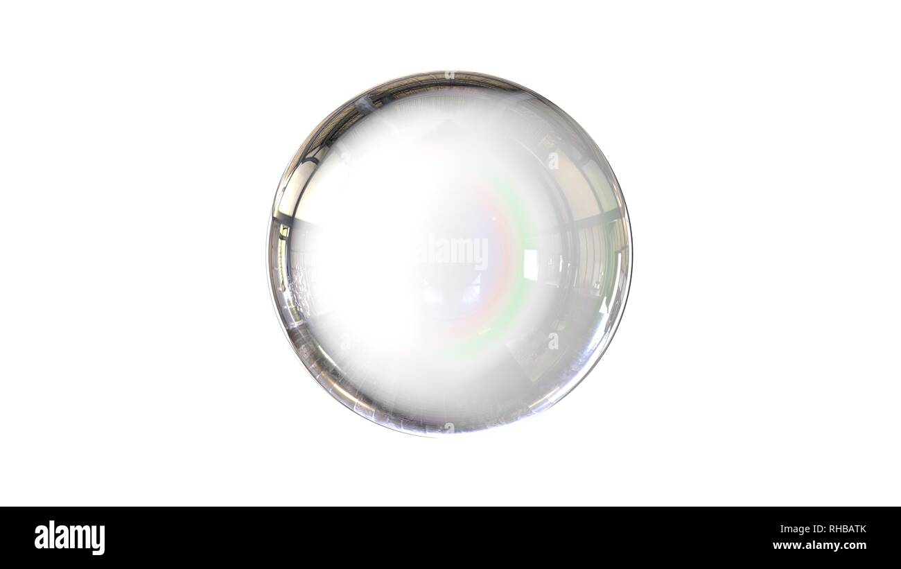 3d rendering of a shpere with structure isolated on a white background ...