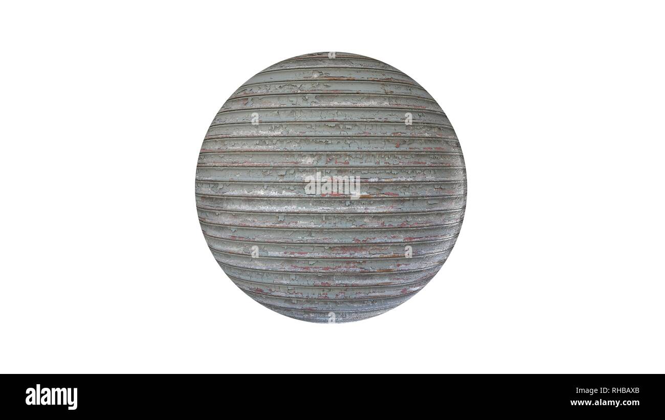 3d rendering of a shpere with structure isolated on a white background ...