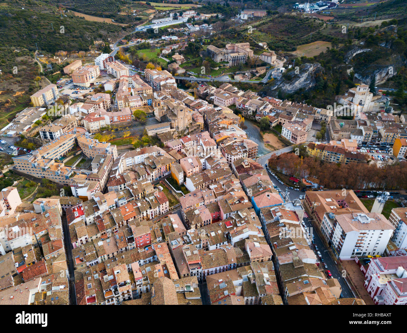 Day view of historic part of Estella-Lizarra. Spain Stock Photo - Alamy