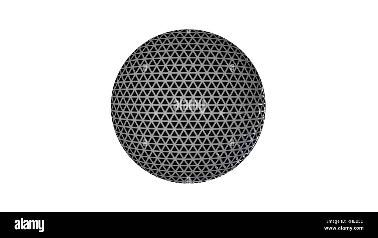 3d rendering of a shpere with structure isolated on a white background ...