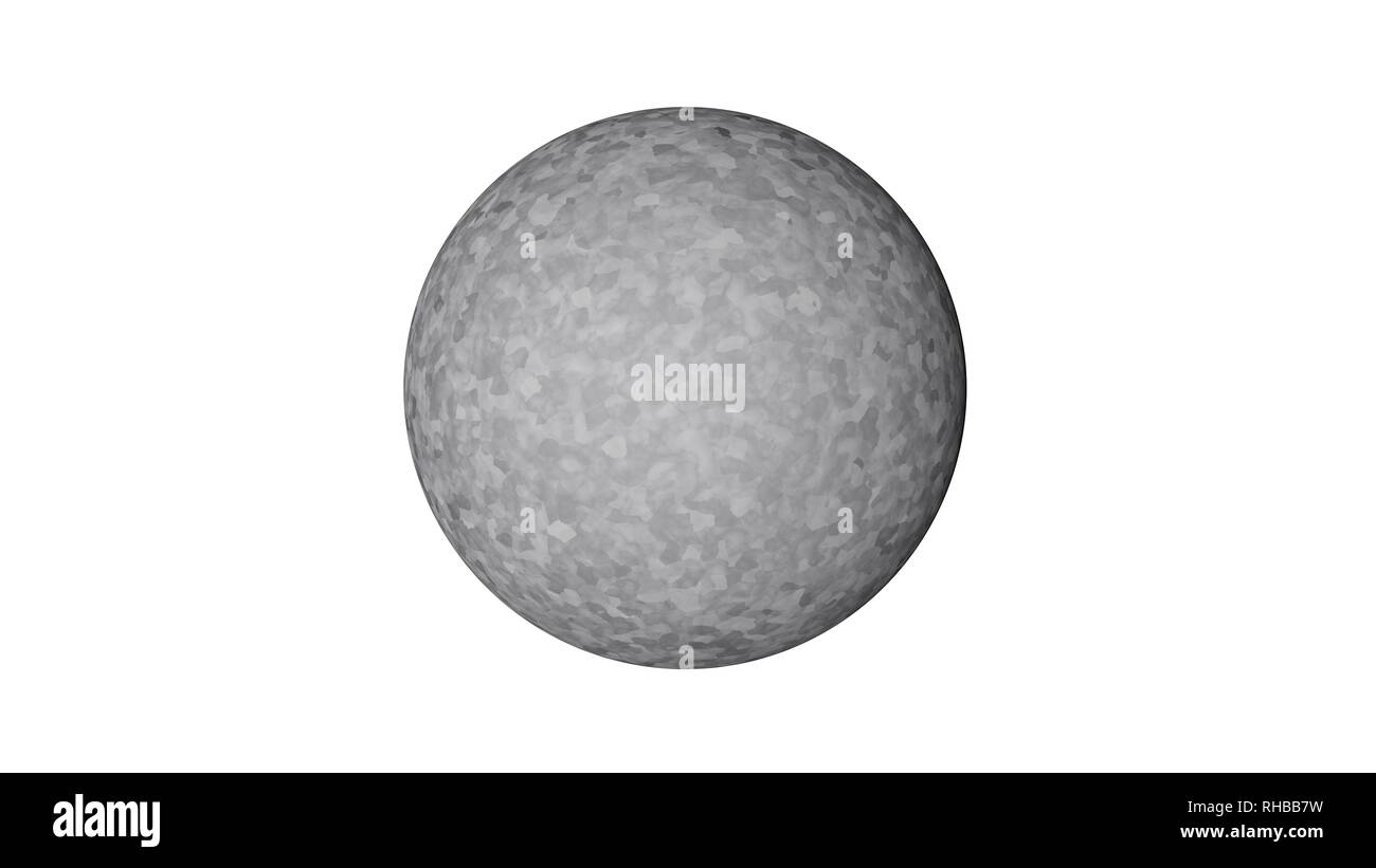 3d rendering of a shpere with structure isolated on a white background ...