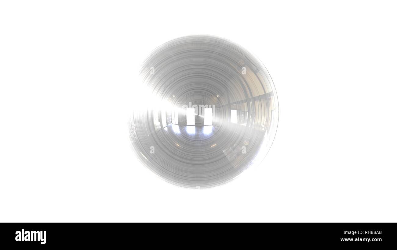 3d rendering of a shpere with structure isolated on a white background ...