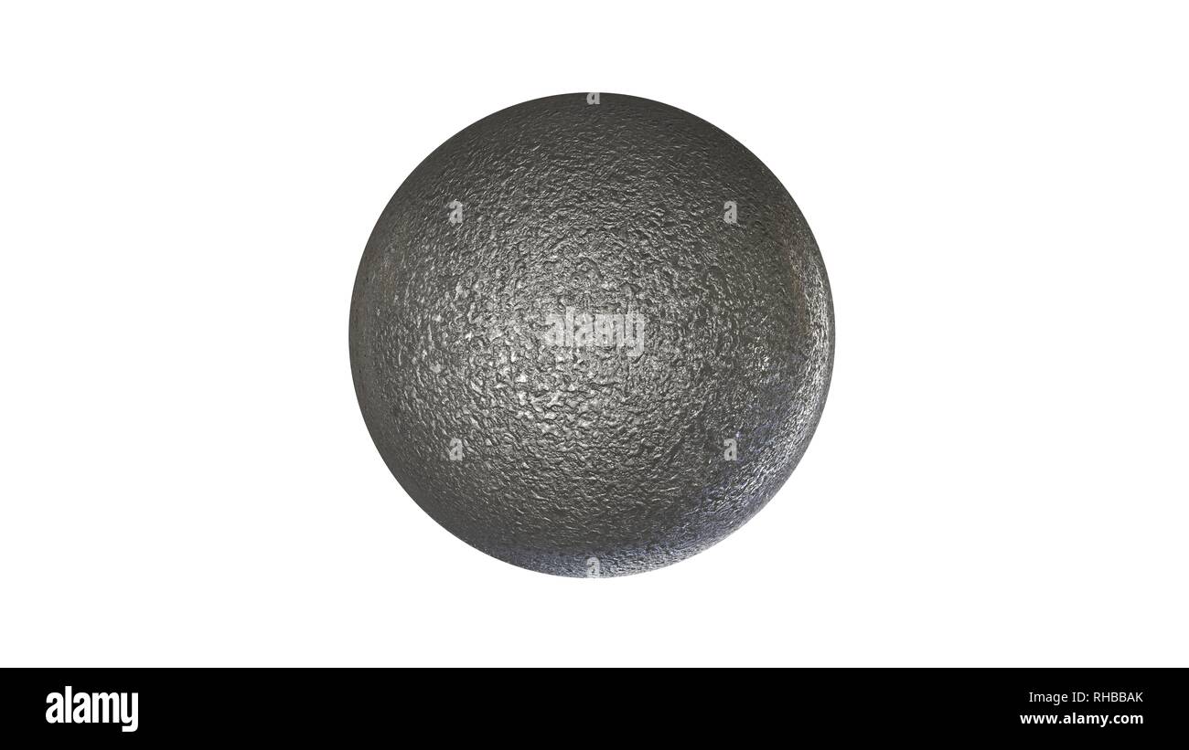 3d rendering of a shpere with structure isolated on a white background ...