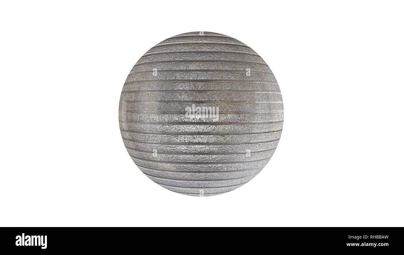 3d rendering of a shpere with structure isolated on a white background ...