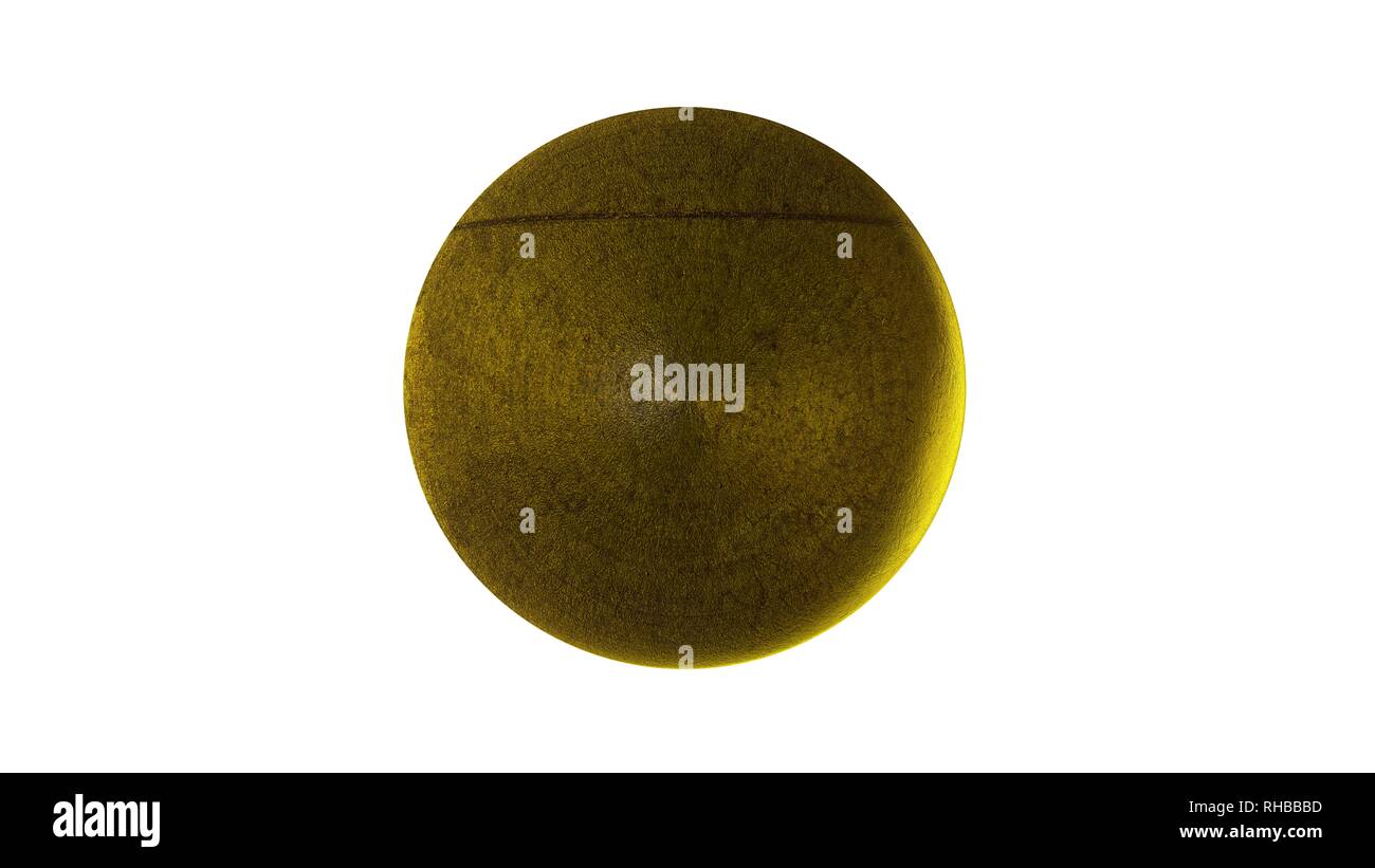 3d rendering of a shpere with structure isolated on a white background ...