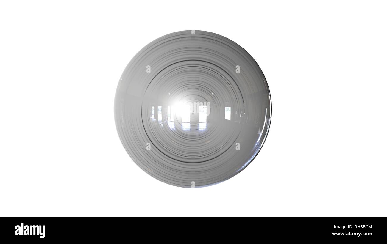 3d rendering of a shpere with structure isolated on a white background ...