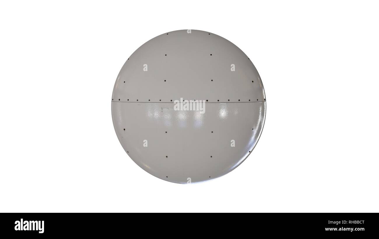 3d rendering of a shpere with structure isolated on a white background ...