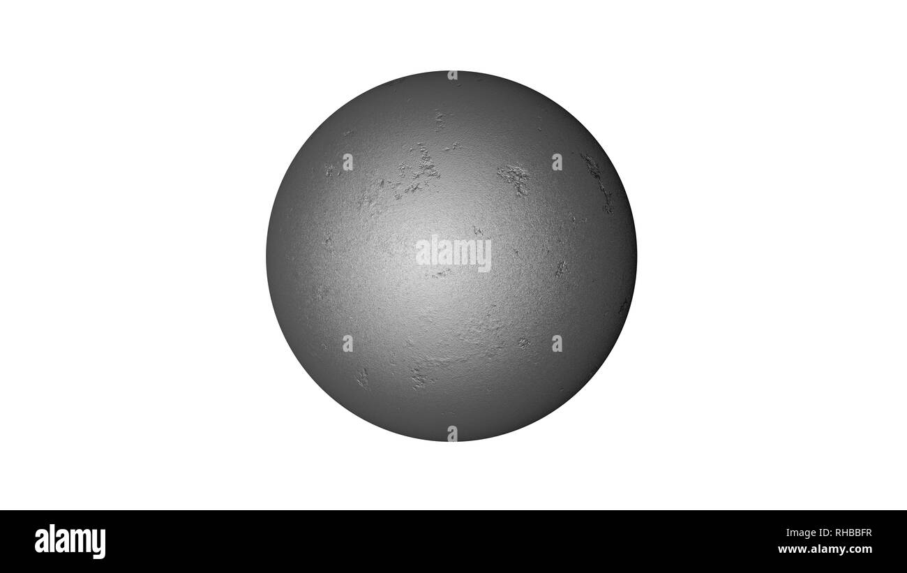 3d rendering of a shpere with structure isolated on a white background ...