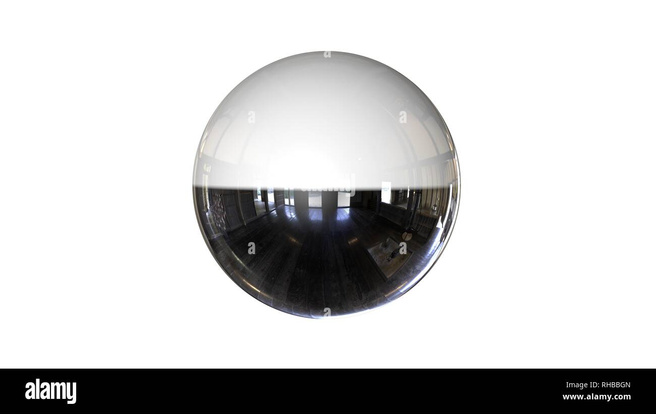 3d rendering of a shpere with structure isolated on a white background ...