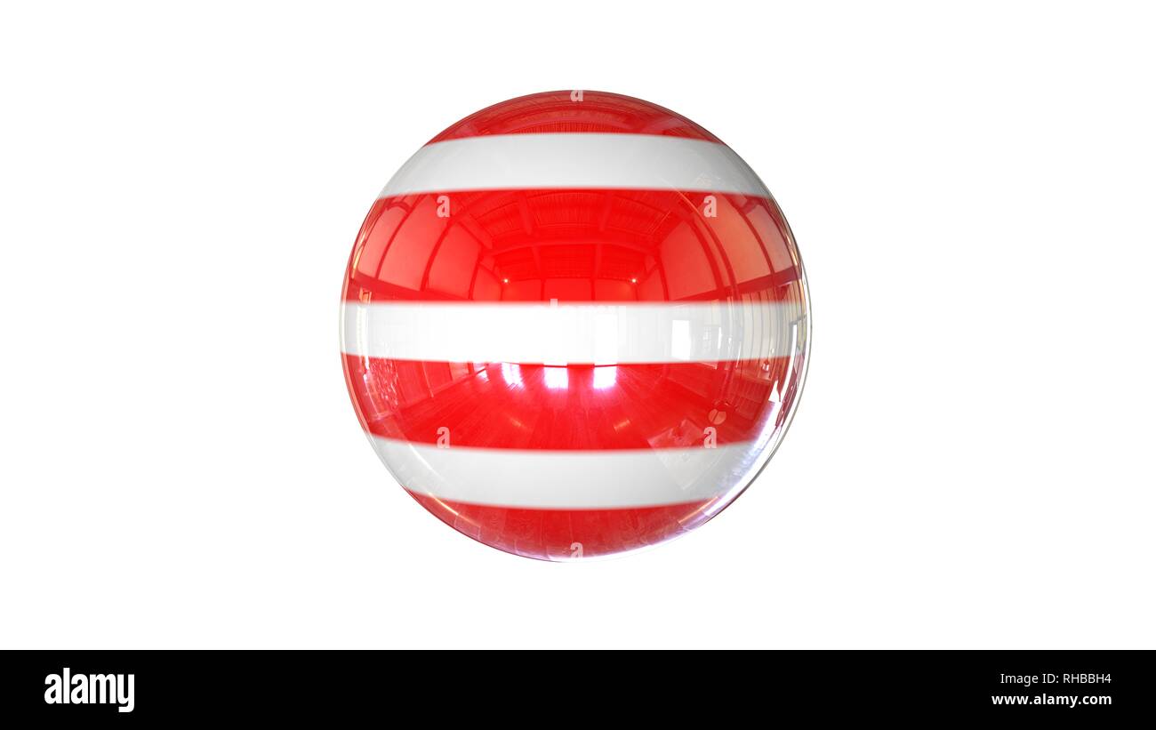 3d rendering of a shpere with structure isolated on a white background ...