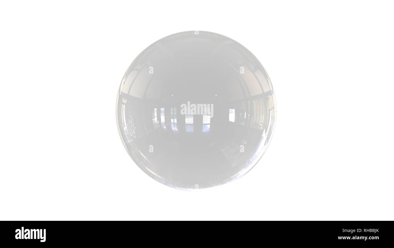 3d rendering of a shpere with structure isolated on a white background ...