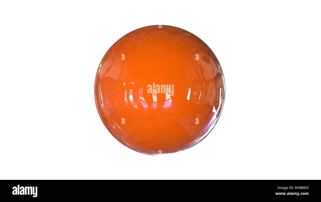 3d rendering of a shpere with structure isolated on a white background ...