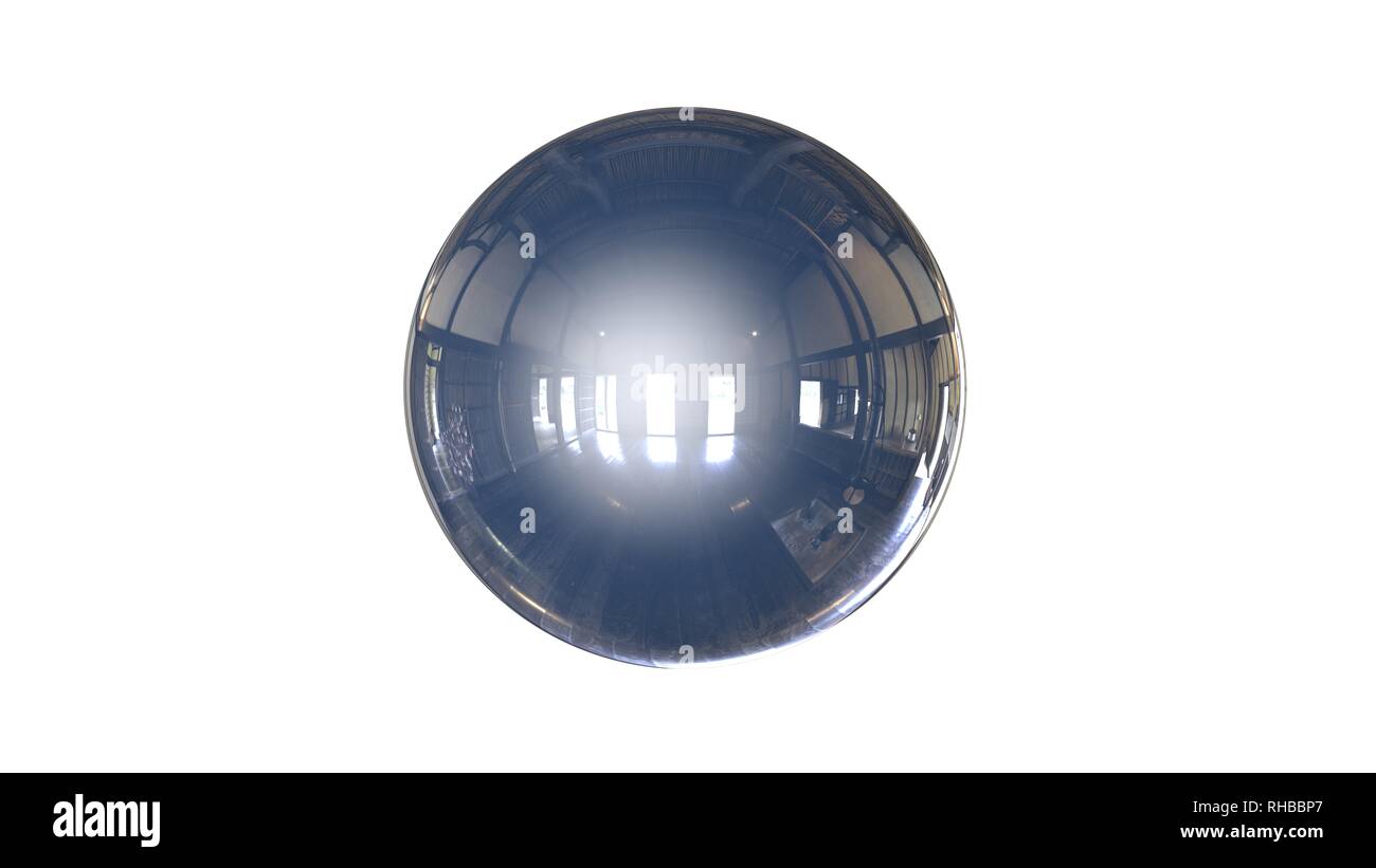 3d rendering of a shpere with structure isolated on a white background ...