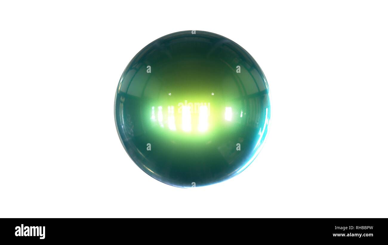 3d rendering of a shpere with structure isolated on a white background ...