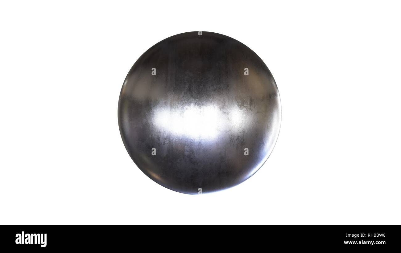 3d rendering of a shpere with structure isolated on a white background ...