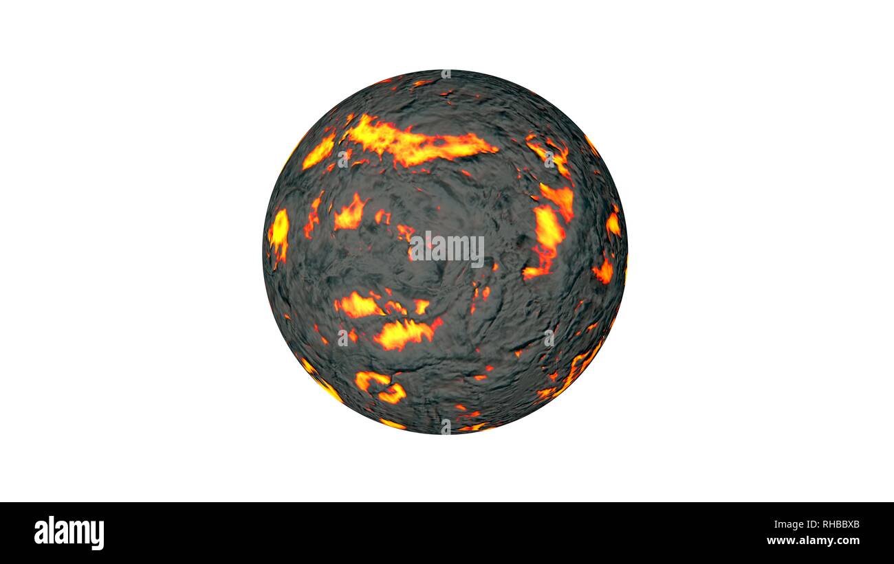 3d rendering of a shpere with structure isolated on a white background ...