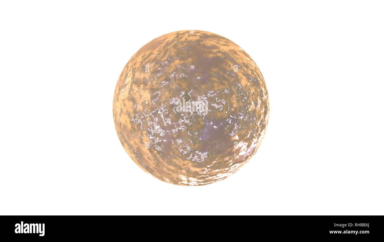 3d rendering of a shpere with structure isolated on a white background ...