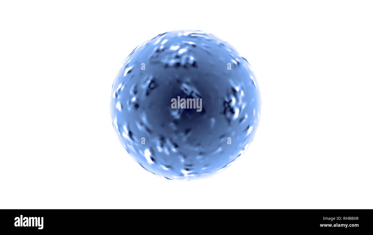 3d rendering of a shpere with structure isolated on a white background ...