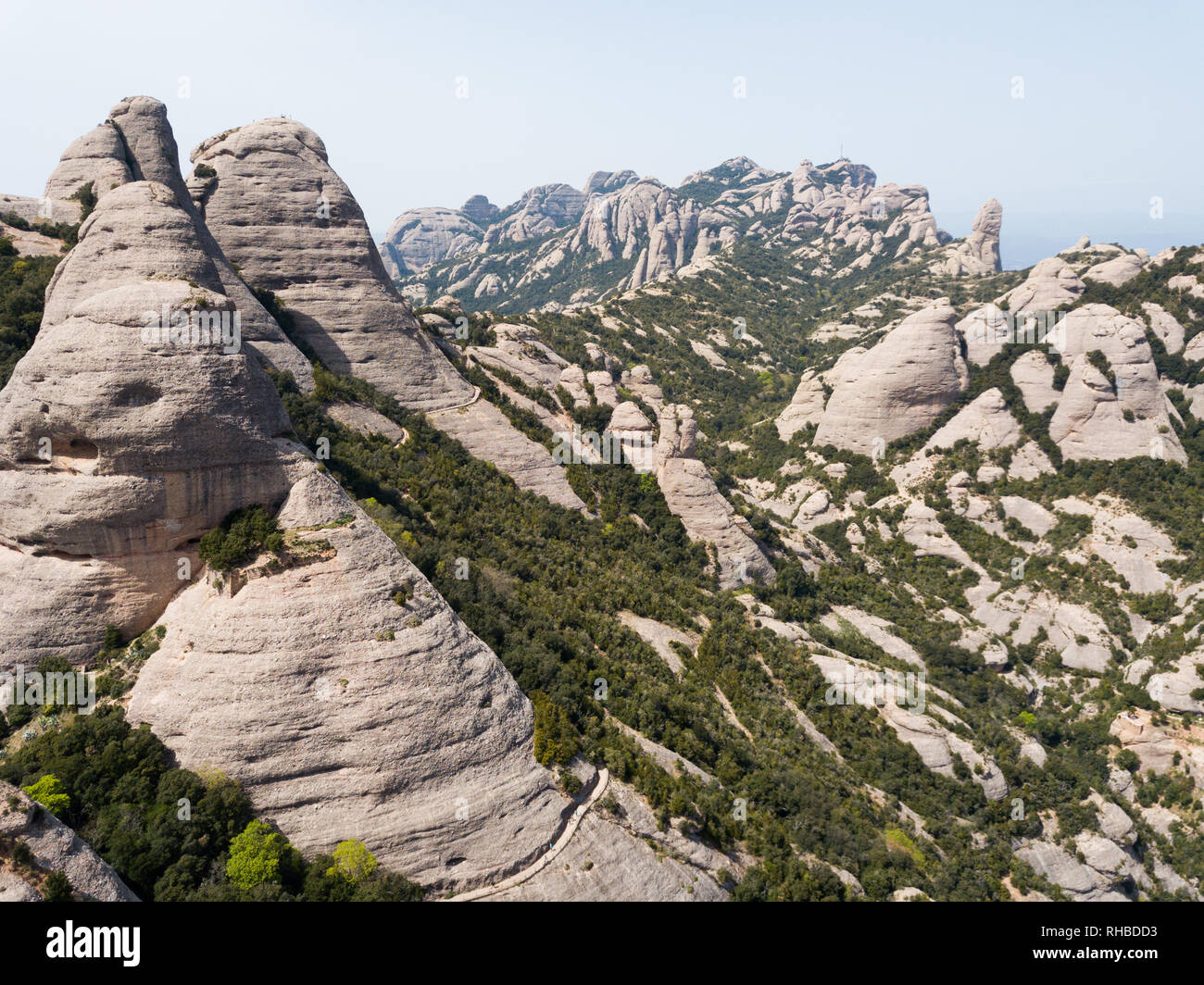 Montserrat serrated mountain spain hi-res stock photography and images ...