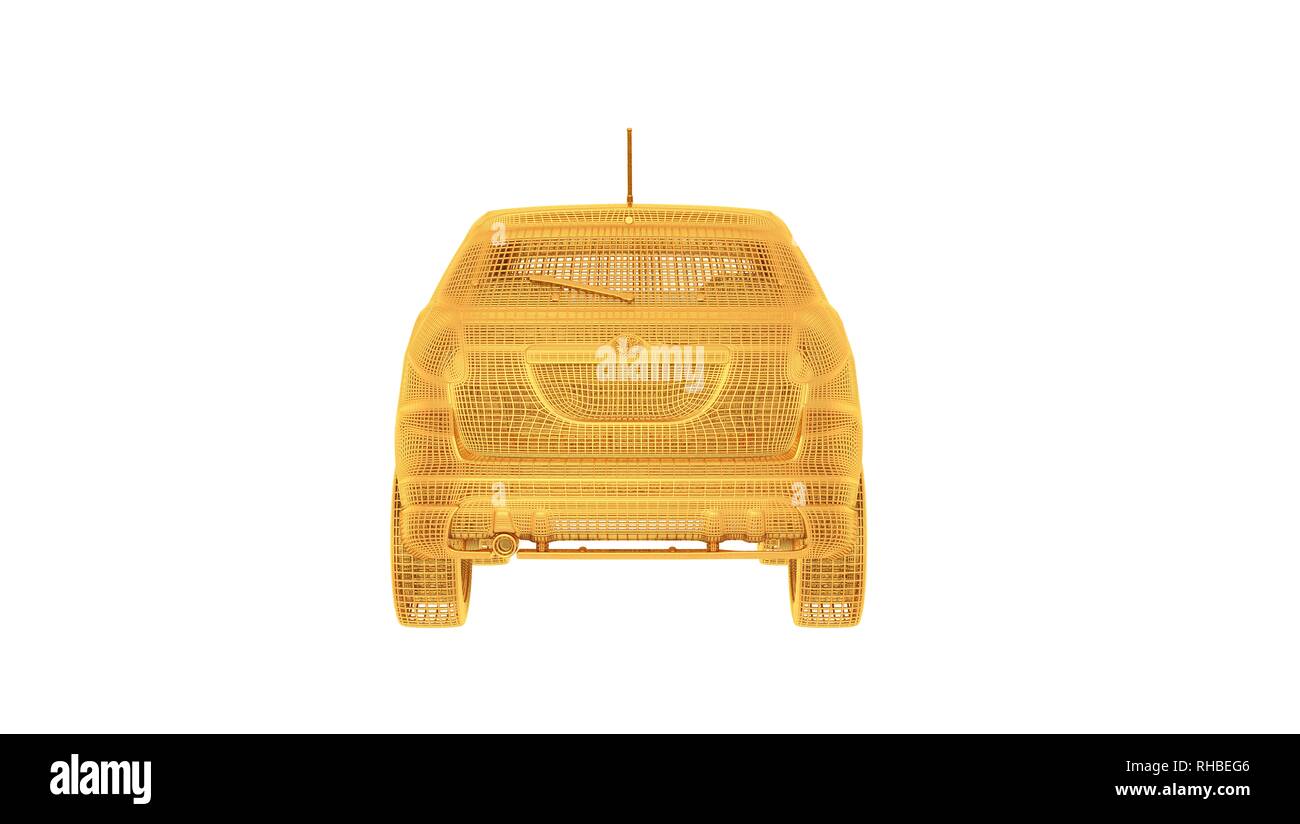 3d mesh model wireframe hi-res stock photography and images - Alamy