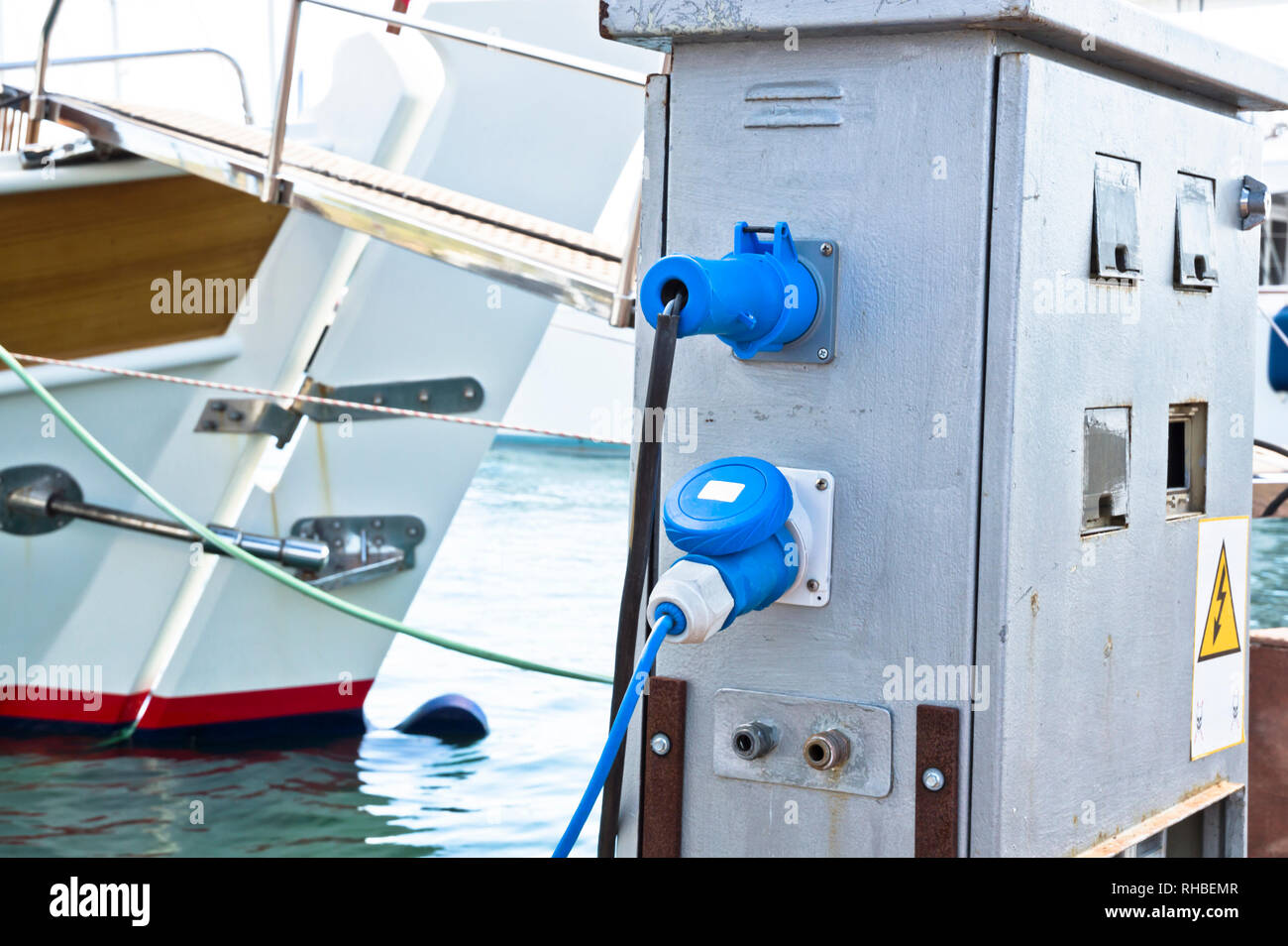 Marina power supply hi-res stock photography and images - Alamy
