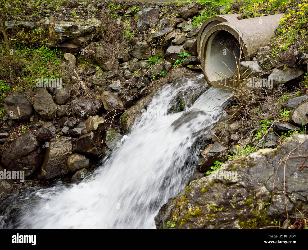 Water pollution tube hi-res stock photography and images - Alamy