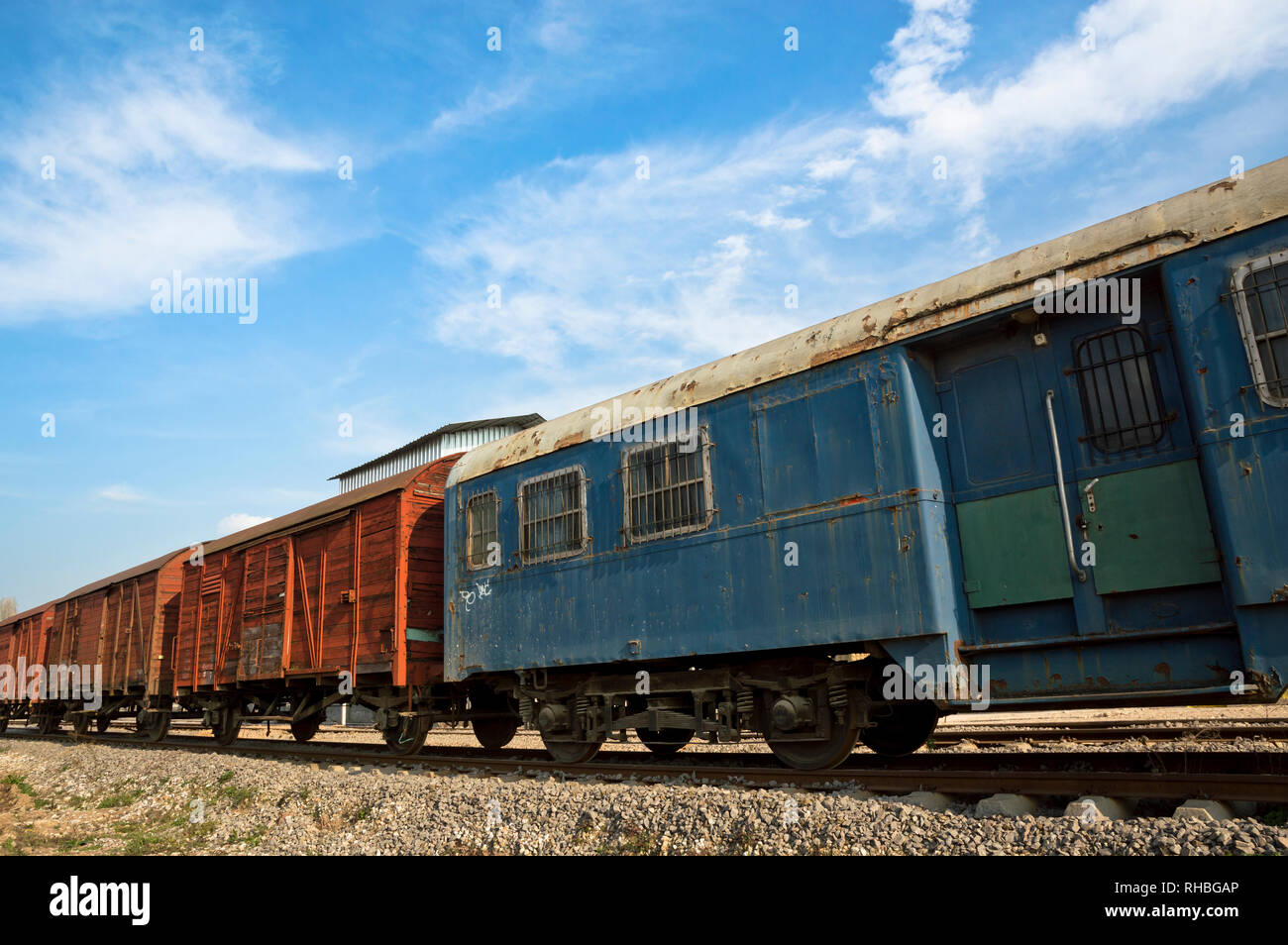 Railroad Truck Wagons Stock Photo - Alamy
