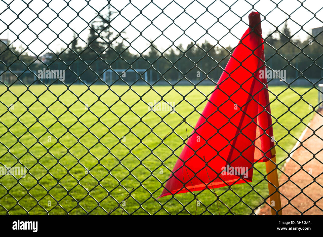 Soccer corner marking hi-res stock photography and images - Alamy