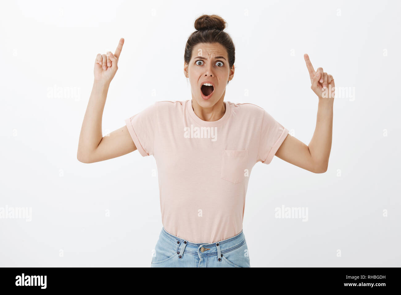 Raising eyebrows hi-res stock photography and images - Alamy