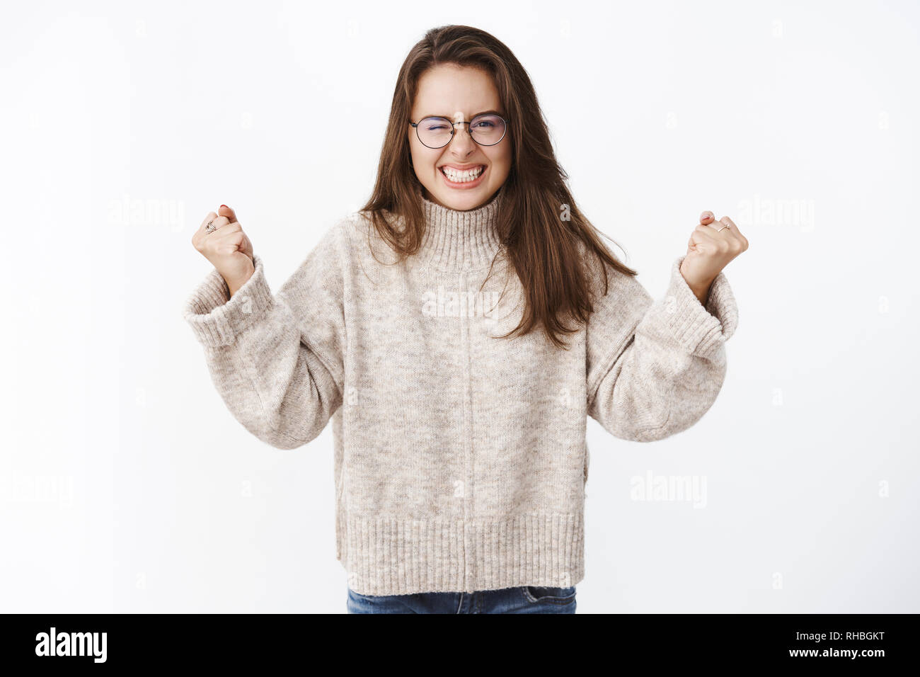 Girl annoyed and pissed like getting on fire from hate and anger ...