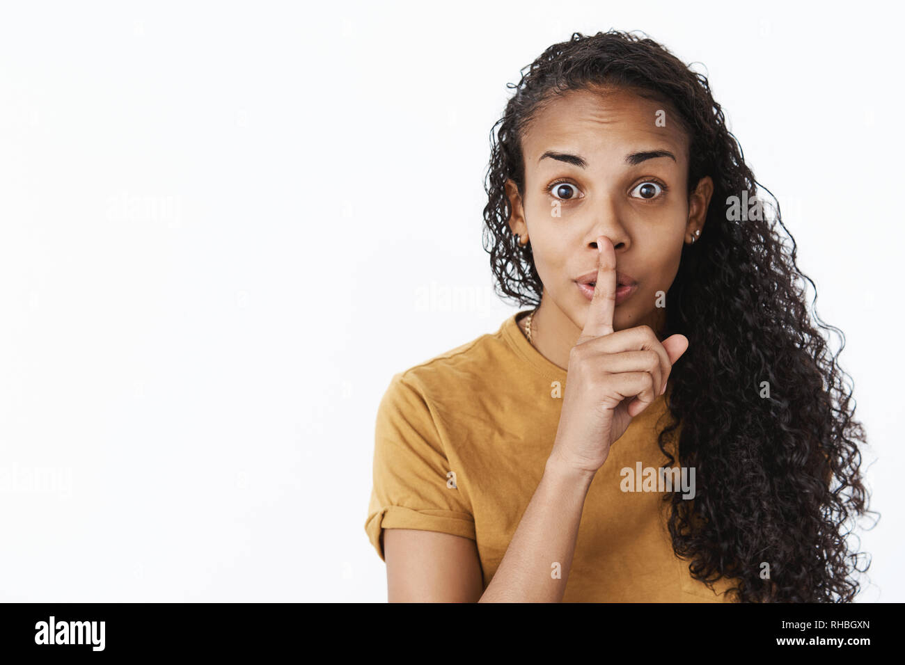 Shush hi-res stock photography and images - Alamy