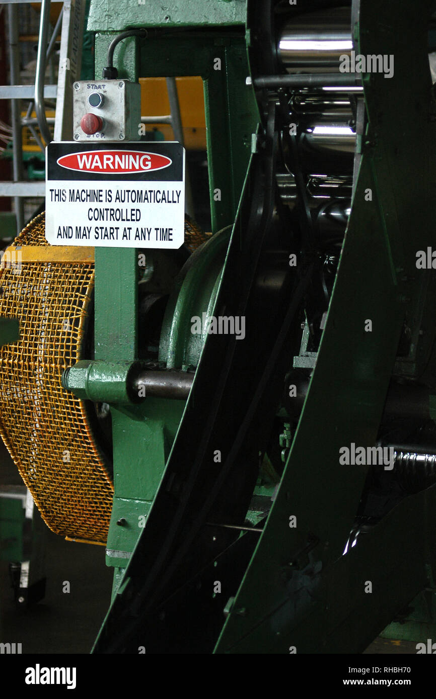 Factory safety signs hi-res stock photography and images - Alamy