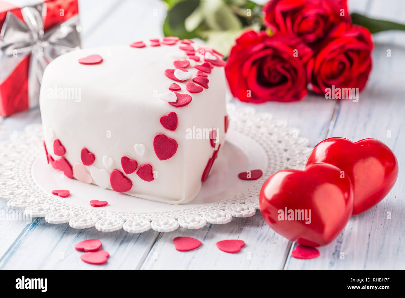 Marzipan hearts hi-res stock photography and images - Alamy