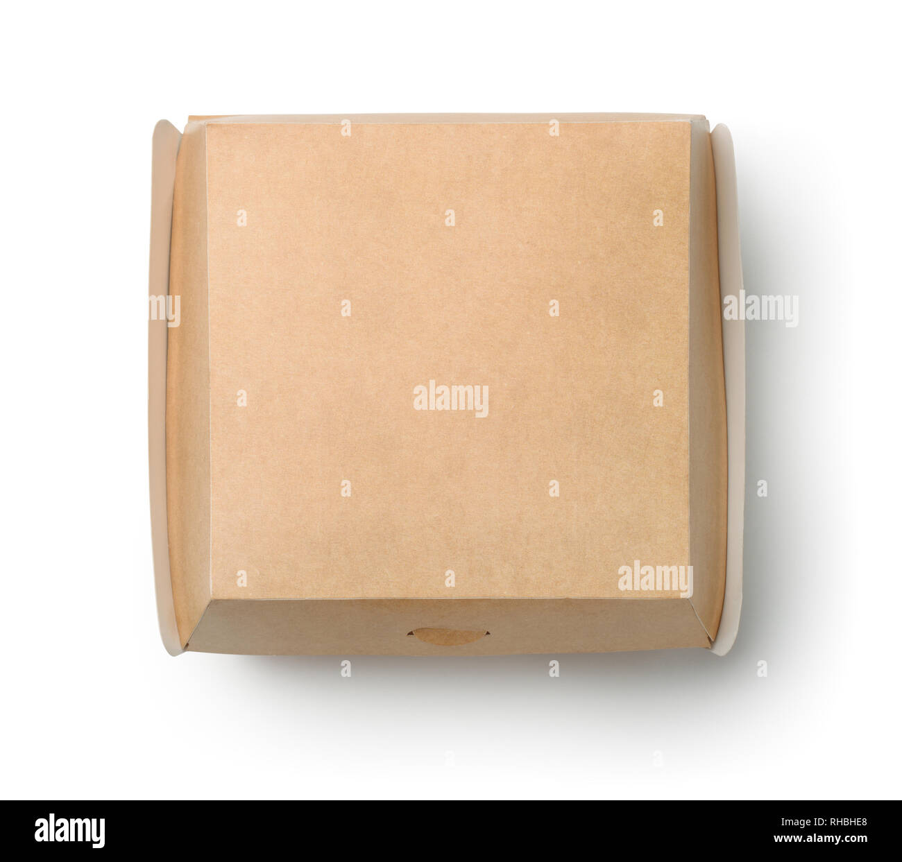 Empty burger box top view hi-res stock photography and images - Alamy