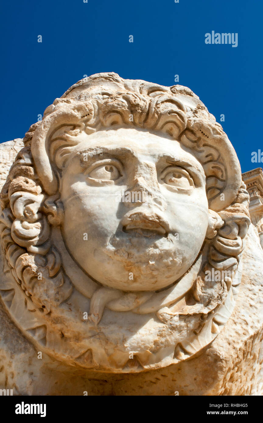 Archaeological site of Leptis Magna, Libya - 10/30/2006: The Forum of ...