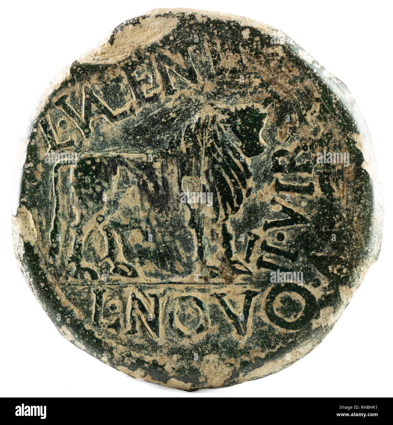 Ancient Roman copper coin. As of Emperor Augustus. Coined in Calagurris ...