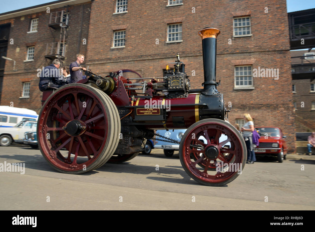 Steam traction engine Stock Photo - Alamy